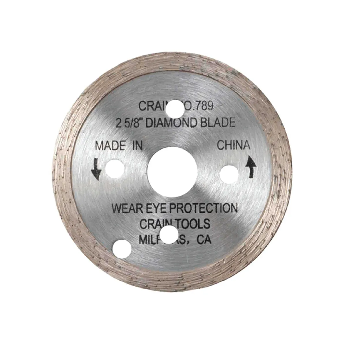 Crain 789 2-5/8" Toe-Kick Diamond Blade - ShagTools