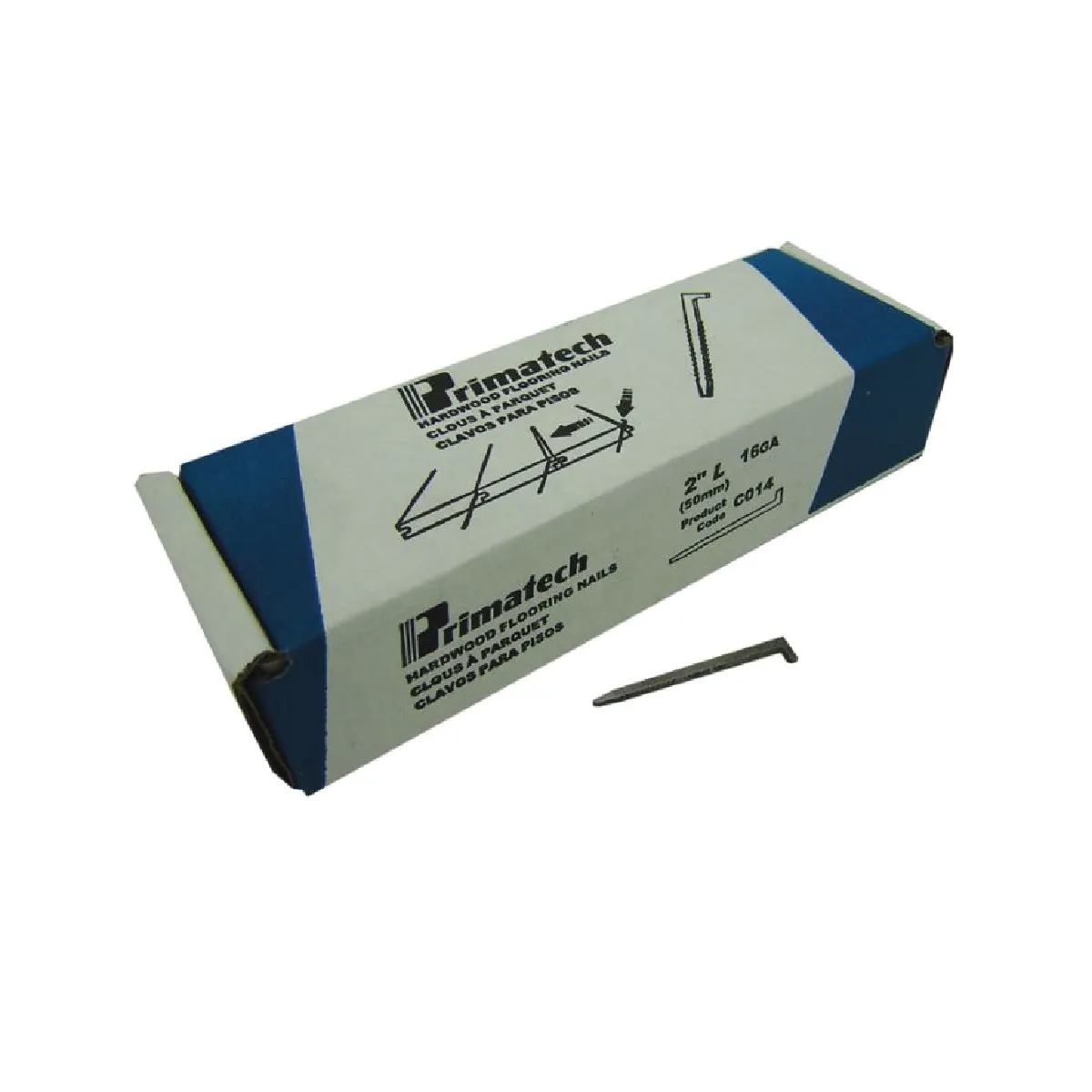 Primatech 16 Ga. 2" Cleat Hardwood Nails (1000/box) - ShagTools