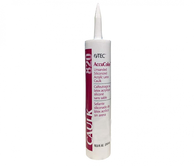 TEC AccuColor 820 Siliconized Unsanded Caulk (10.5 oz.) - ShagTools