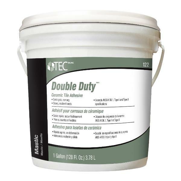 TEC 123 Double Duty Plus Ceramic Tile Adhesive (1 gal.) - ShagTools