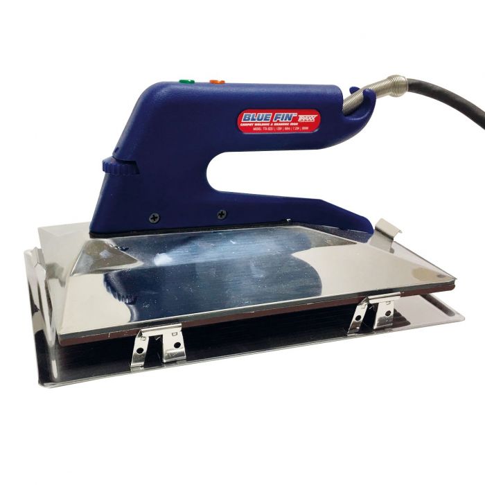 Traxx TTX-6251 6" Blue Fin Carpet Seaming Iron - ShagTools