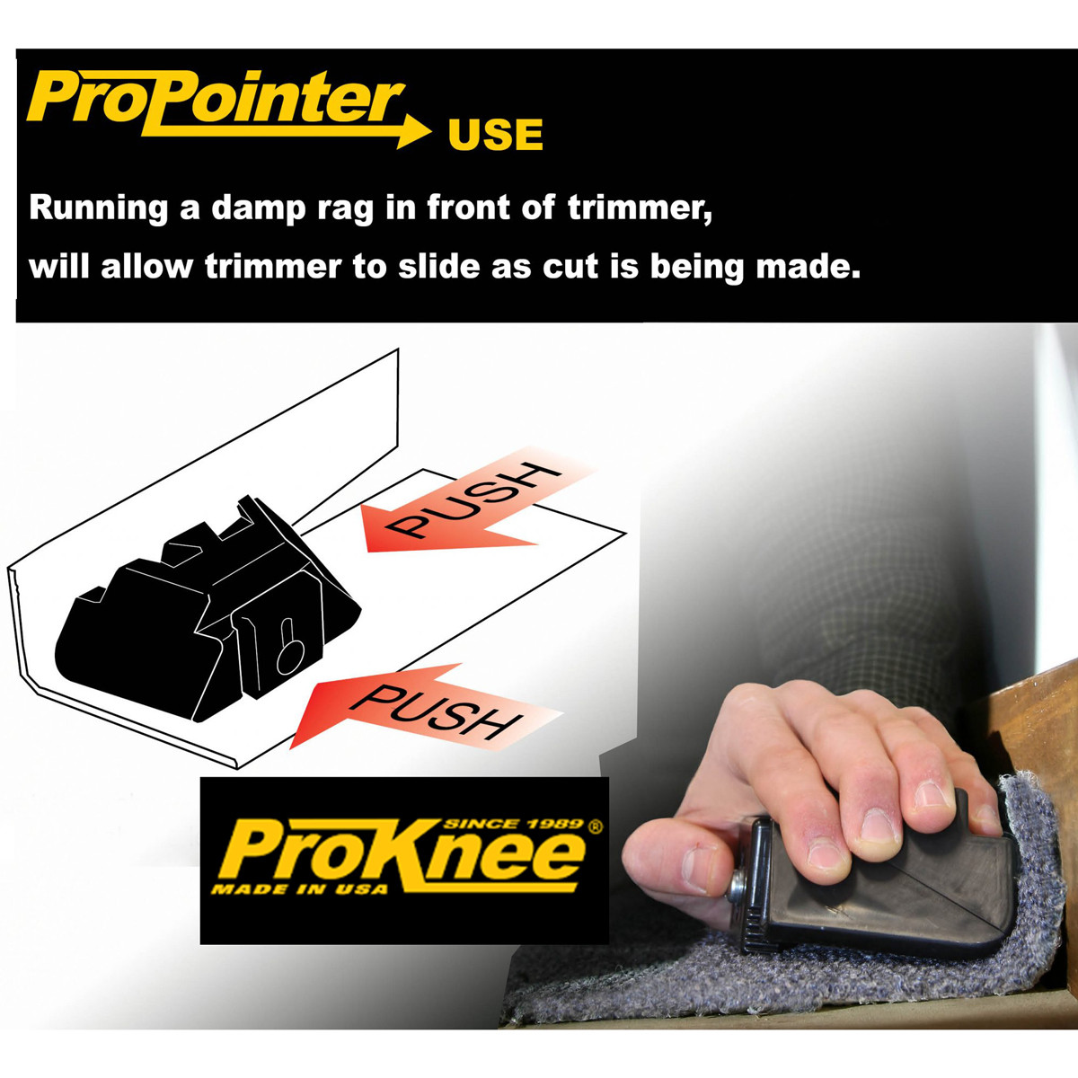 ProKnee Goof Proof Wall Trimmer - ShagTools