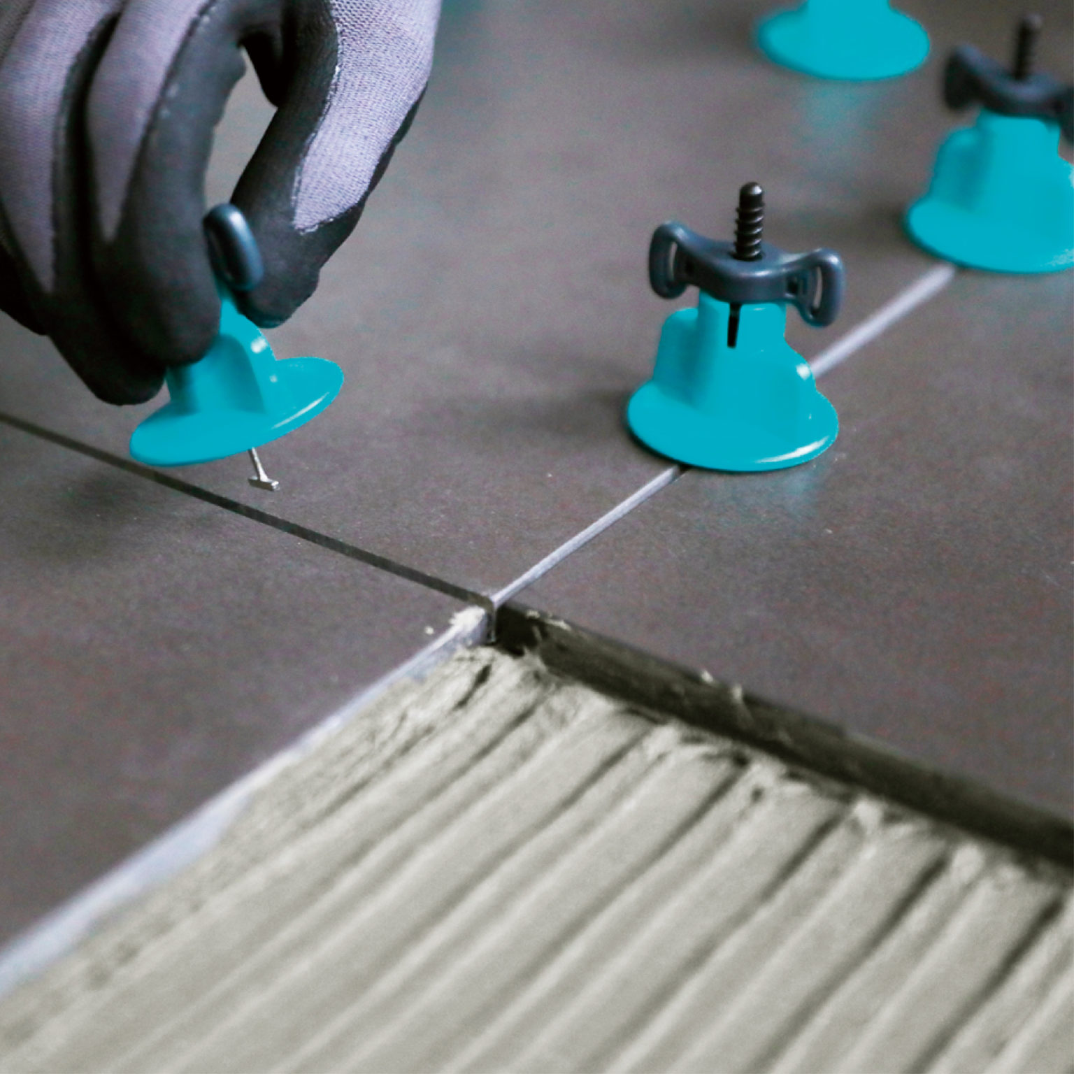 BIHUI Patented All-in-One Reusable Tile Leveling System (50/pack)