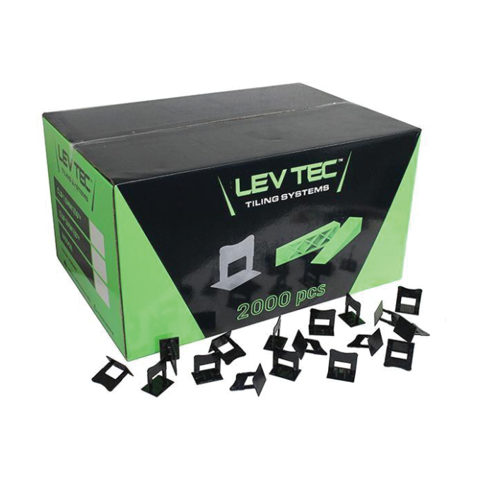 LevTec 1/8" Leveling Clips (2,000/box) - ShagTools