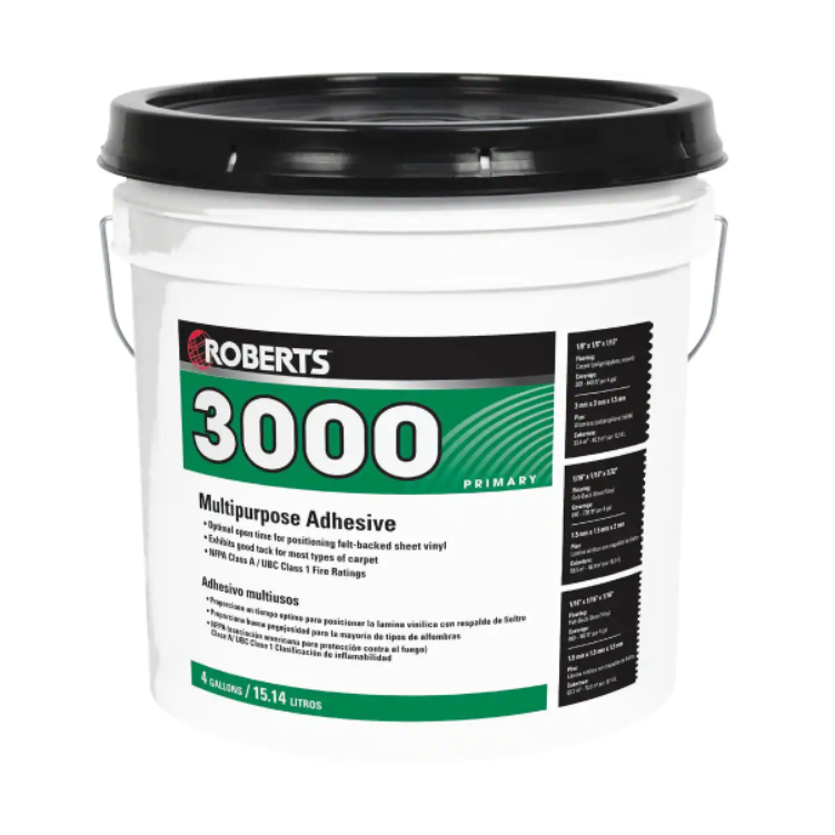 Roberts 3000 Multi-Purpose Adhesive (4 gal.) - ShagTools