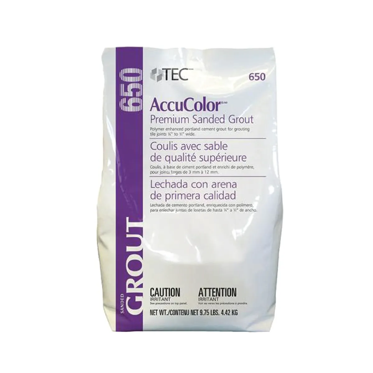 TEC AccuColor 650 Premium Sanded Grout (9.75 lb.) | ShagTools